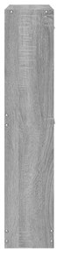 Botník šedý sonoma 59x17x81 cm kompozitní dřevo