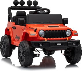 LEAN Toys Oranžové vozidlo na akumulátor DK-JWR558