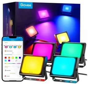 Govee Govee - SADA 4x Flood Lights venkovní SMART LED světla Wi-Fi IP66 GV0026