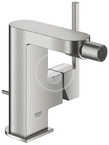 Grohe - Bidetová baterie s výpustí, supersteel