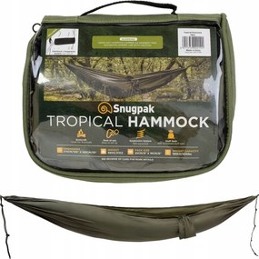 Lehká turistická houpací síť Snugpak Tropical buschcraft Olive