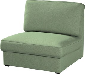 Potah na neskládací křeslo IKEA Kivik barva zelená látka pletený vzor