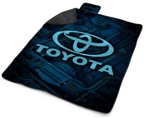 Sablio Plážová deka Logo Toyota Motor: 200x140 cm