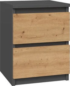 Noční stolek Malwa M2 Antracyt Artisan