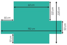 4Home Přehoz na křeslo Doubleface čokoládová/hnědá