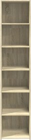 Skříň highboard dub sonoma 40 x 41 x 185 cm kompozitní dřevo 3281668