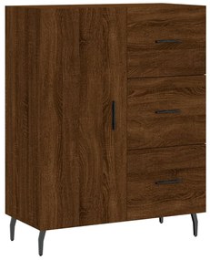 Skříň highboard hnědý dub 69,5 x 34 x 180 cm kompozitní dřevo - Default Title