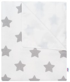 NEW BABY Flanelová nepropustná podložka 57 x 47 cm Hvězdičky