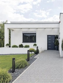 NV 9002841 Venkovní sloupkové svítidlo PORTAL černý hliník a akryl LED 13.5W 3000K 220-240V 296st. IP54 - NOVA LUCE