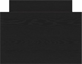 Rám postele s čelo Černý dub 193 x 78 x 50 cm Kompozitní dřevo 3329308