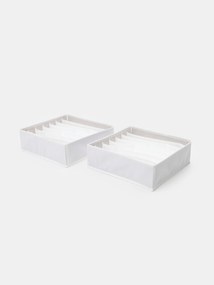 Sinsay - Sada organizérů na podprsenky 2 pack - bílá