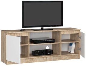 TV stolek Beron 140 cm sonoma/bílý