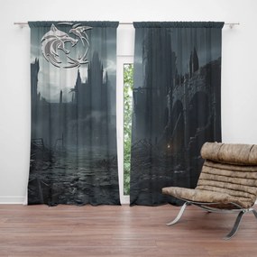 Sablio Závěs Zaklínač Hrad: 2ks 140x250cm