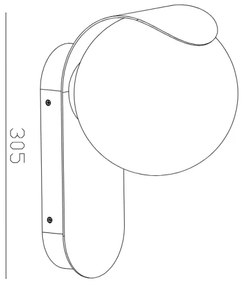 Nordlux - Venkovní nástěnné svítidlo DALIUS 1xE27/10W/230V IP44