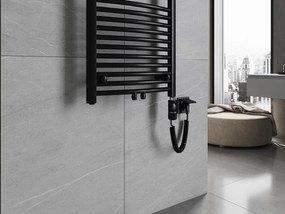 Mexen Ares, elektrické topné těleso 1200x500 mm + topná tyč 600 W, černá, W102-1200-500-2600-70