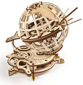Ugears - 3D dřevěné mechanické puzzle Globus