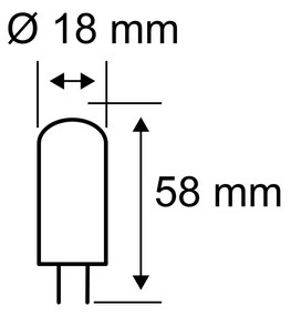 Paulmann 29044 žárovka G9, LED COB 4,6W 2700K