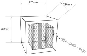 Lucide 78591/01/02 - Stolní lampa EXTRAVAGANZA MORRIS 1xE27/40W/230V mosaz