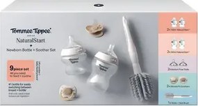 Tommee Tippee Natural Start ANTI-COLIC bílá / Novorozenecký set kojene