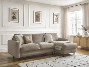 Taupe rohová pohovka Nouveau Cocoone – Bobochic Paris