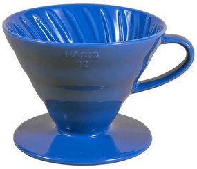 Dripper Hario V60-02 - keramický modrý + 40 filtrů