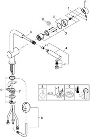 GROHE 32168000 - Dřezová baterie A lesklý chrom
