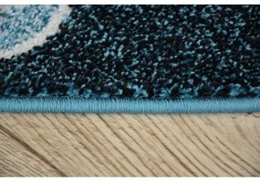 koberec PAINT čtvrtý G4778 oceán modrý/krémový velikost 200x200 cm | krásné koberce cz