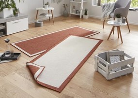 NORTHRUGS - Hanse Home koberce Kusový koberec Twin-Wendeteppiche 103106 creme terra – na ven i na doma - 80x150 cm