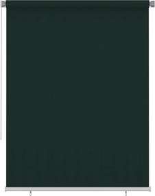 Venkovní roleta 185 (Š) x 230 (V) cm tmavě zelená HDPE 312828