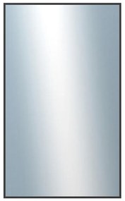 DANTIK - Zarámované zrcadlo - rozměr s rámem cca 60x100 cm z lišty Hliník černá | P03-021 (7003021)