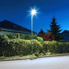 LED Stmívatelná solární pouliční lampa se senzorem KERS LED/300W/3,2V 6500K IP65