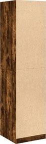 Šatní skříň kouřový dub 50 x 50 x 200 cm kompozitní dřevo 3307715