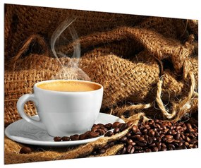 Obraz šálku kávy  (90x60 cm)