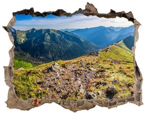 Wallmuralia Samolepící díra na stěnu Horské panorama 95x64 cm
