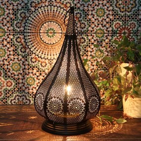 Orientální stolní lampa Monza Black