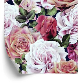 Tapeta Na Zeď Krásné Anglické Růže Vliesová tapeta 53x1000
