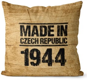 Polštář Made In + rok (Velikost: 40 x 40 cm, rok: 1944)