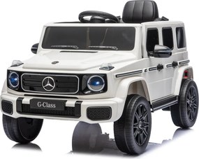 LEAN CARS Akumulátorové vozidlo Mercedes G 4x4 24 V 2580, bílé