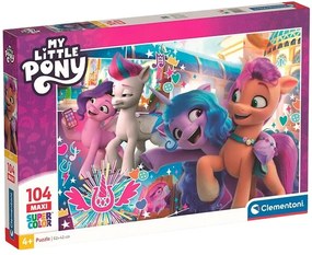 Clementoni - Puzzle 104 My Little Pony tančí MAXI
