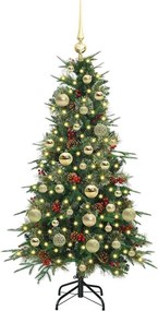Umělý Skládací Vánoční Strom s stojanem Zelená 120 cm PE a PVC 3397397