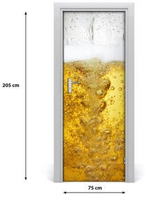 Fototapeta na dveře do domu samolepící pivo 75x205 cm