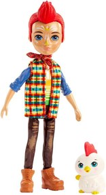 Mattel Enchantimals panenka a zvířátko Redward rooster + Cluck