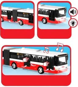 RAPPA 240636 Kloubový autobus který hlásí zastávky česky 36 cm modrá /