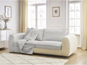 Světle šedá pohovka na každodenní spaní/rozkládací 236 cm Archimede – Bobochic Paris