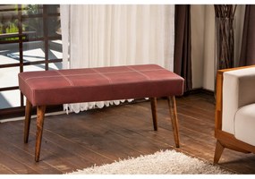 Atelier del Sofa Taburet Pole - Claret Red, Červená