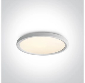 ONE Light 62140FB/W/W stropní LED svítidlo slim, bílé, 40W, 3000K, 40cm, IP20