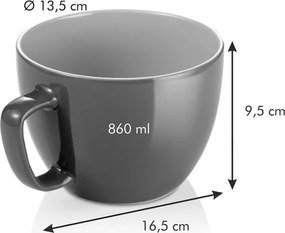 TESCOMA Extra velký hrnek CREMA SHINE, zelená