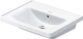 Duravit D-Neo - Umyvadlo 60x48 cm, s přepadem, bez otvoru pro baterii, bílá 2367600060