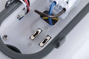 P 94958 LED venkovní nástěnné svítidlo Elunor pohybové čidlo IP65 podlouhlé 122x212mm 2200 - 4000K 18,5W 230V antracit/bílá polykarbonát - PAULMANN