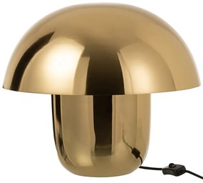 OnaDnes -20% Zlatá kovová stolní lampa J-line Mushroom L